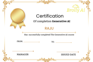 Generative AI Training in Hyderabad - #1 Best Gen AI Course