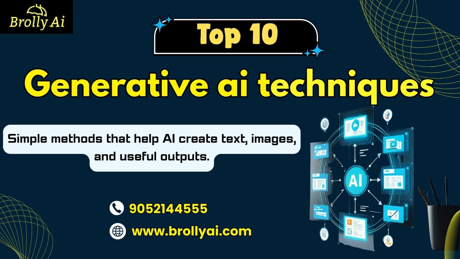 Top 10 Generative AI Techniques Explained for Beginners