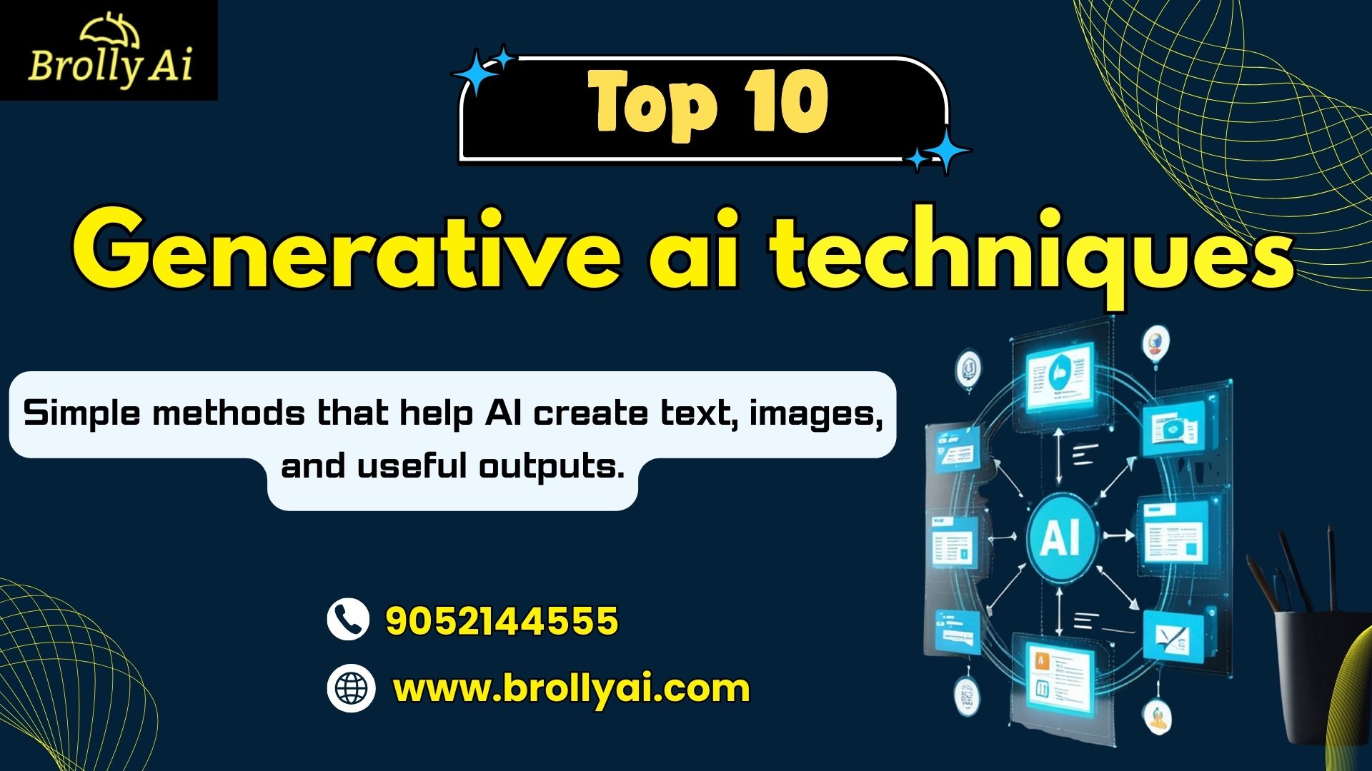Top 10 Generative AI Techniques Explained for Beginners