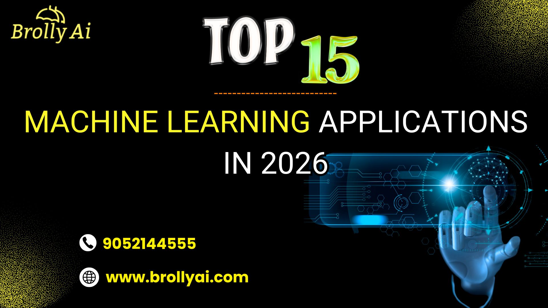 Top 15 Machine Learning Applications in 2026